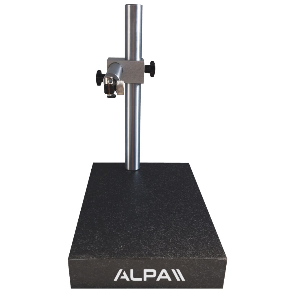 Dial gauge holder stand with granite base ALPA CD040