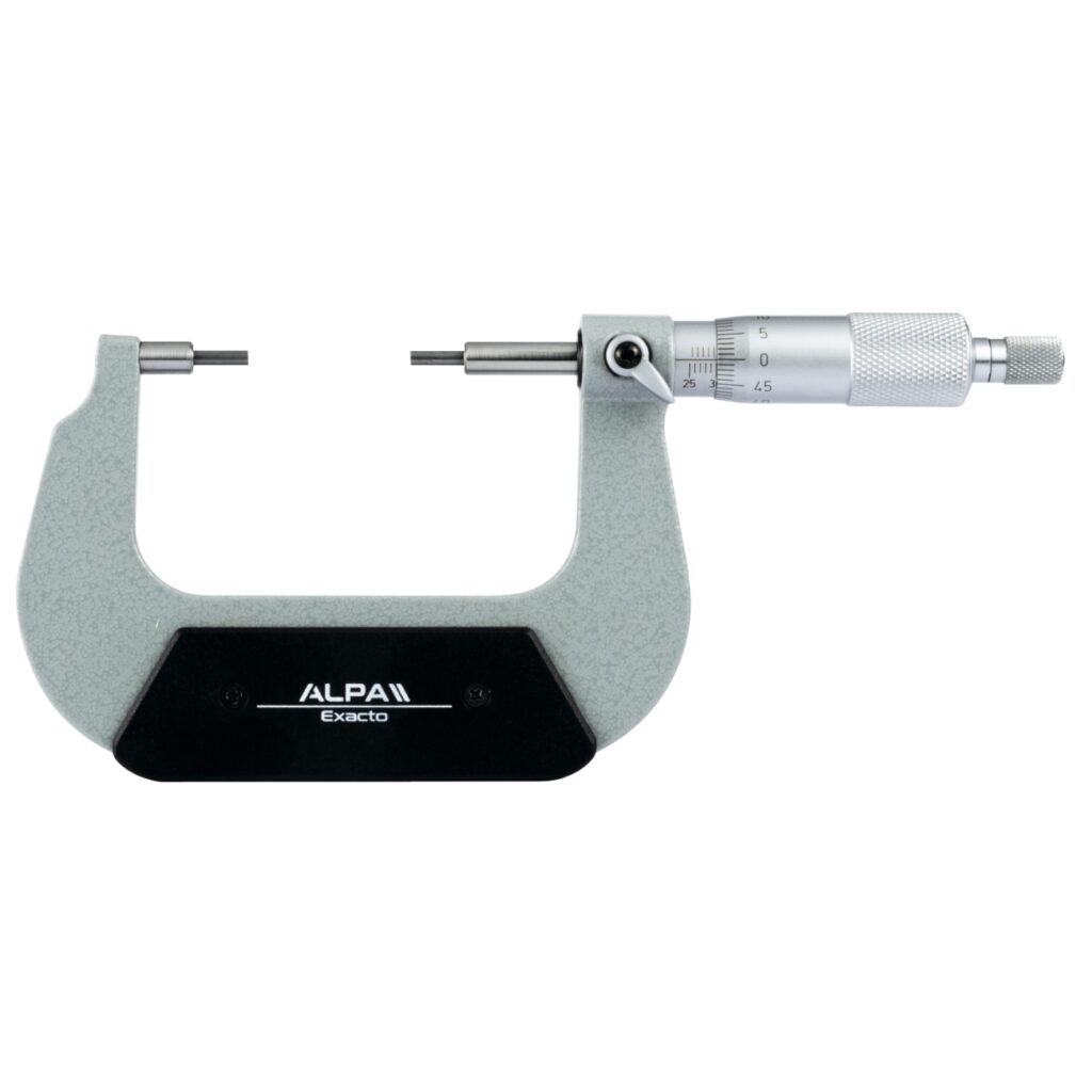 Micrometer with small measuring surfaces ALPA BB080