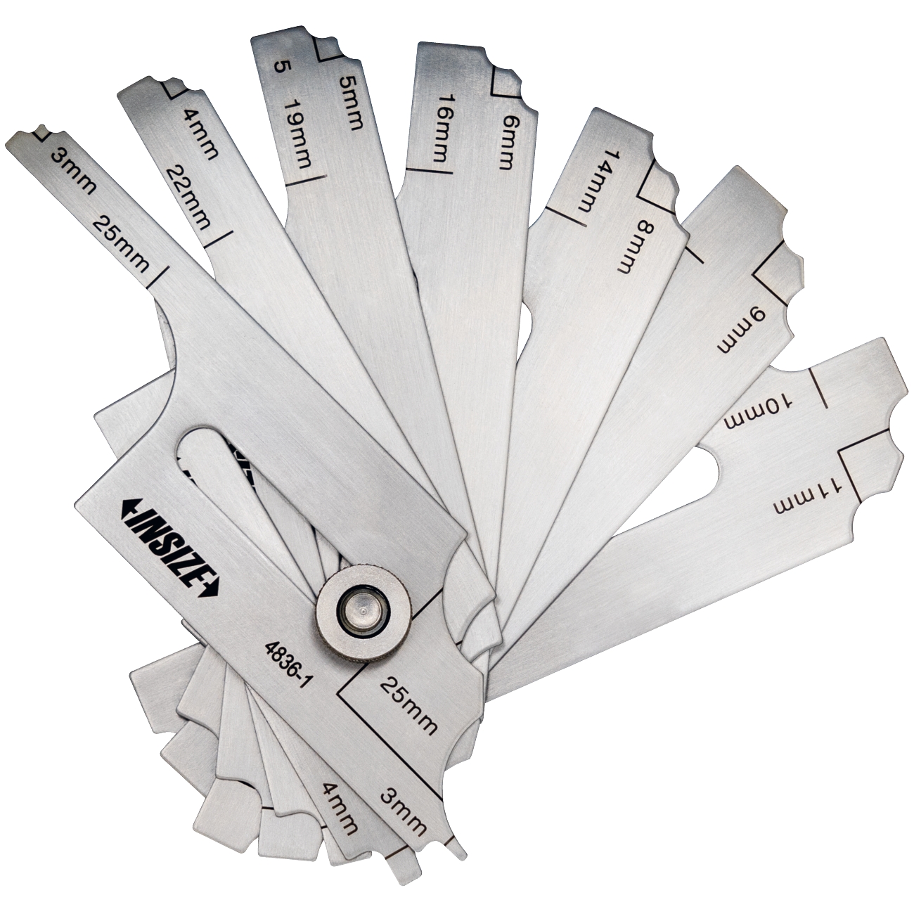 Weld seam calipers with 7 blades ALPA AB150